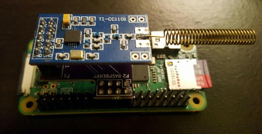 CC1101 Transceiver & Raspberry Pi – Salvador Mendoza